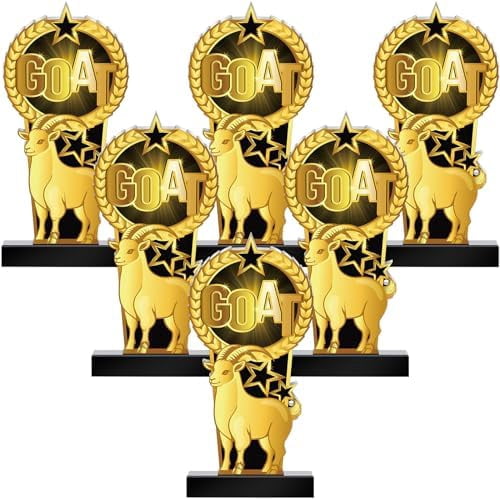 6 Pcs Goat Trophy Award Funny Goat Office Awards Goat Award for Boss ...