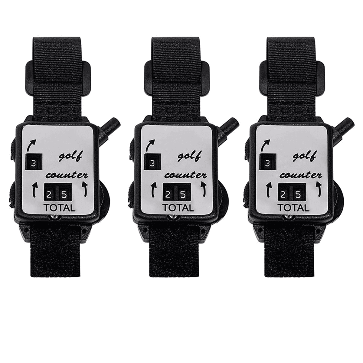 6 Pcs Golf Score Counter, Mini Golf Stroke Counter Watch with Reset ...