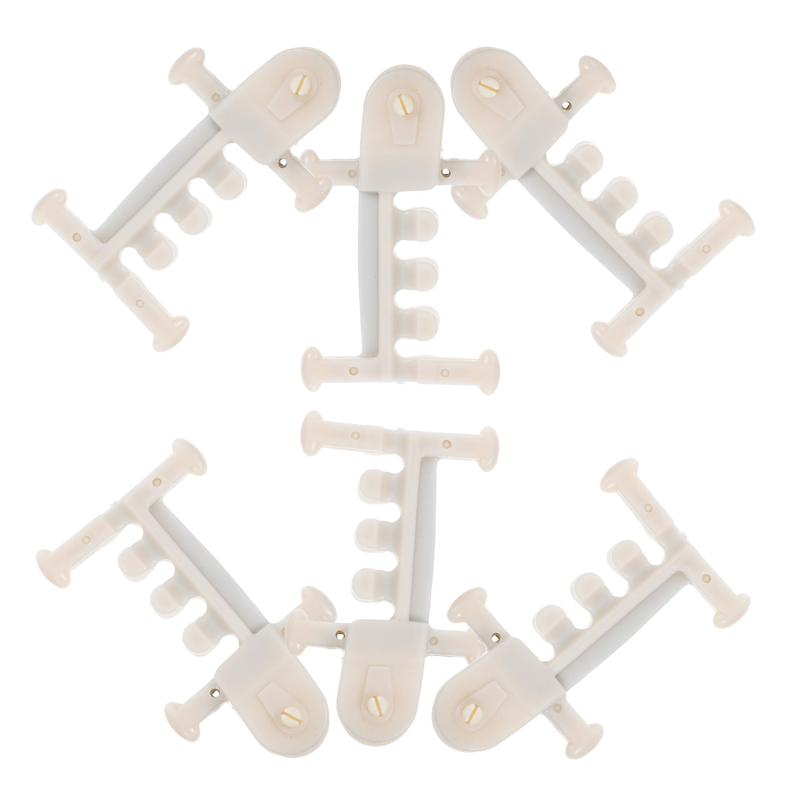 HAKIDZEL Row Cover Clips Beige 6Pcs 5.1x3.2x1.0In - Walmart.com