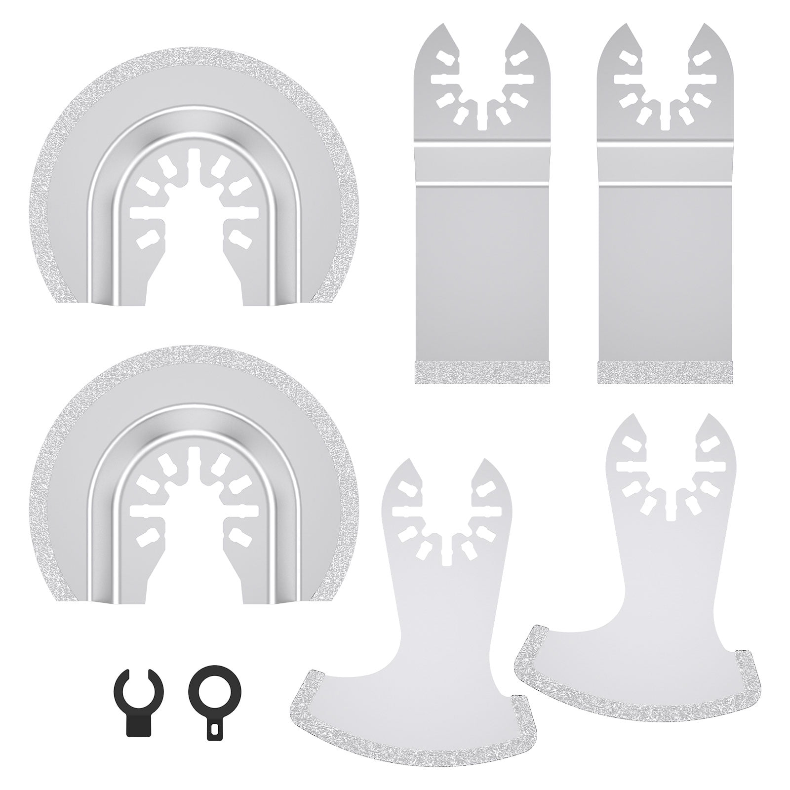 6 Pcs Grout Remover Tool Blades Efficient Diamond Oscillating Tool ...