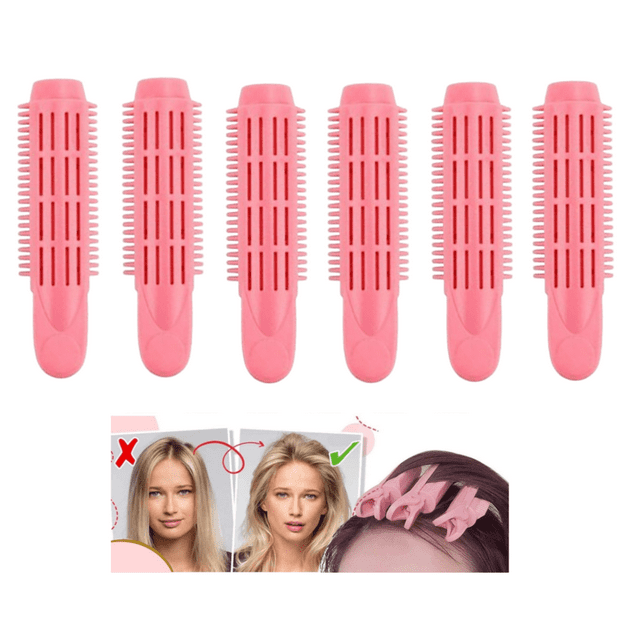 6 Pcs Hair Root Clips Natural Fluffy Volumizing Hair Roll Clips Styling ...