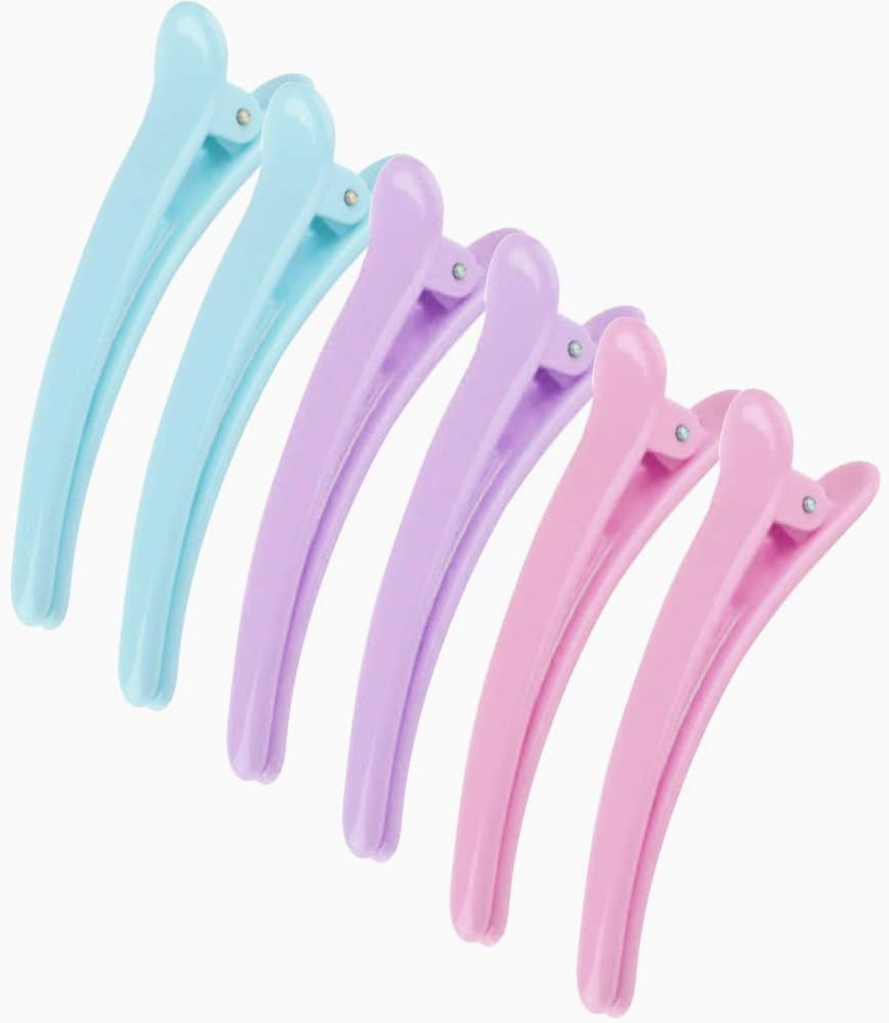 6 Pcs Hair Sectioning Clips, Plastic Hairdresser Clips, Hair ...