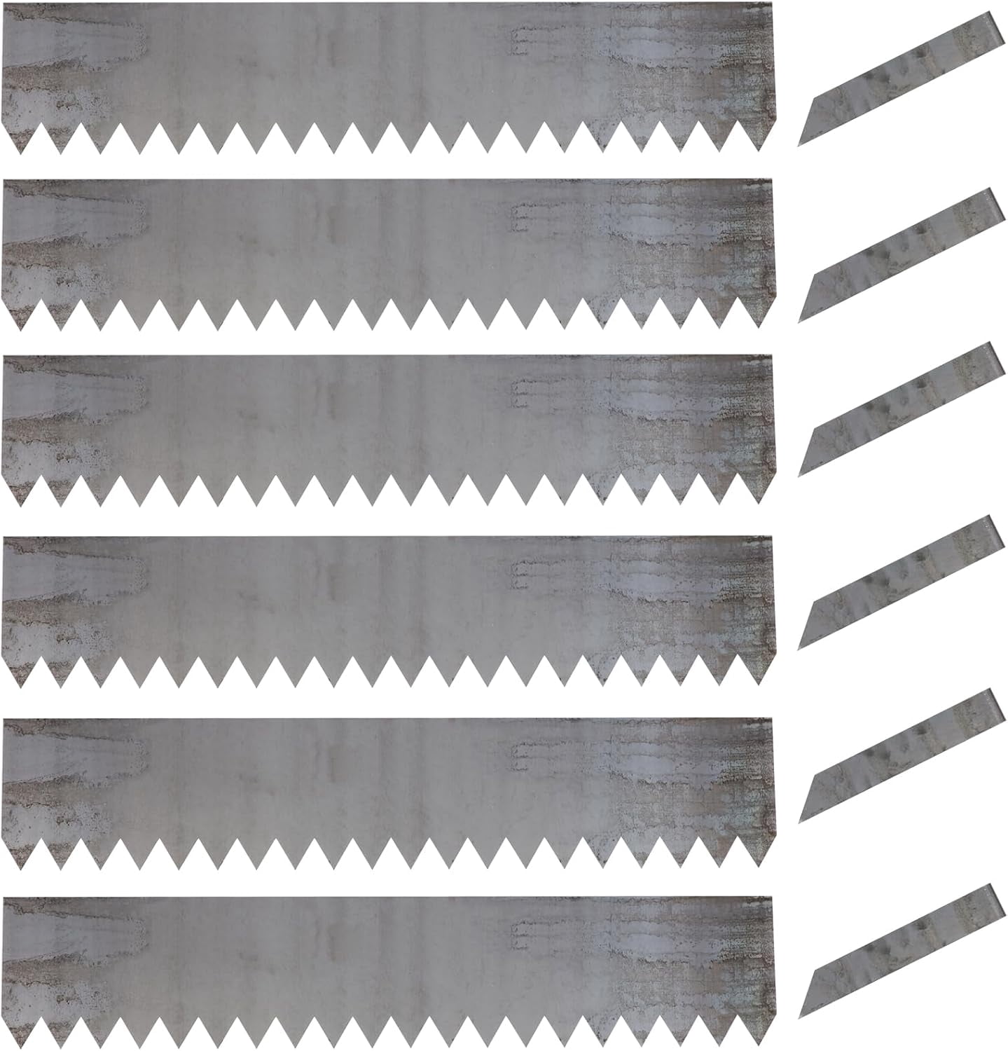 6 Pcs Hammer-in Landscape Edging 40 x 6 Inch Strips Cor-Ten Steel ...
