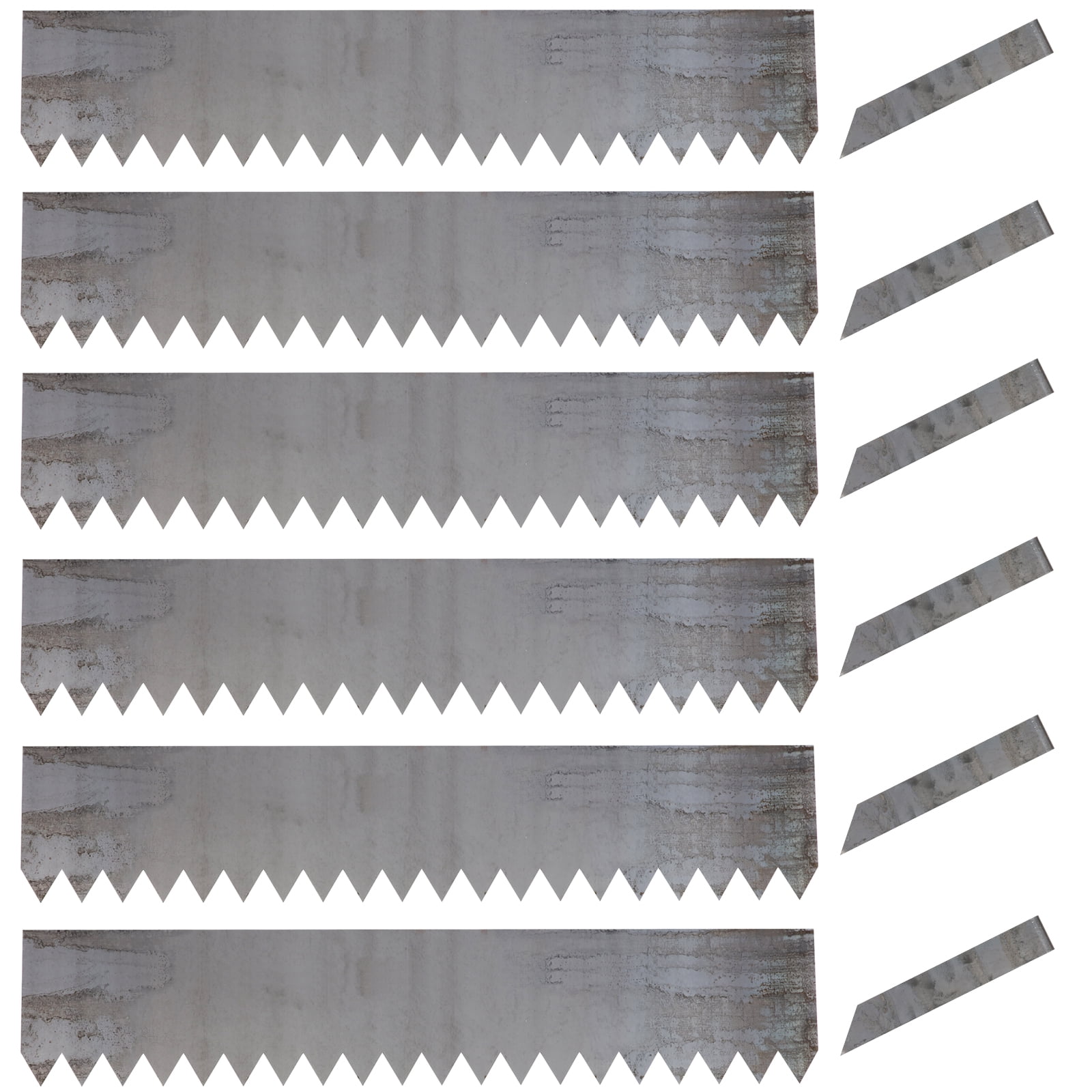 6 Pcs Hammer-in Landscape Edging 40 x 6 Inch Strips Cor-Ten Steel ...