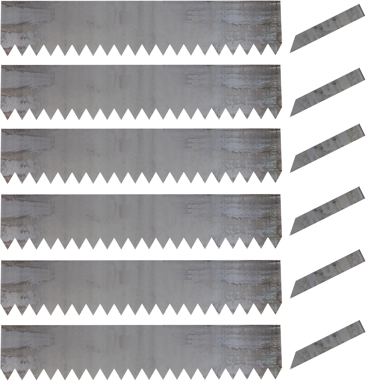 6 Pcs Hammer-in Landscape Edging 40 x 8 Inch Strips Cor-Ten Steel ...