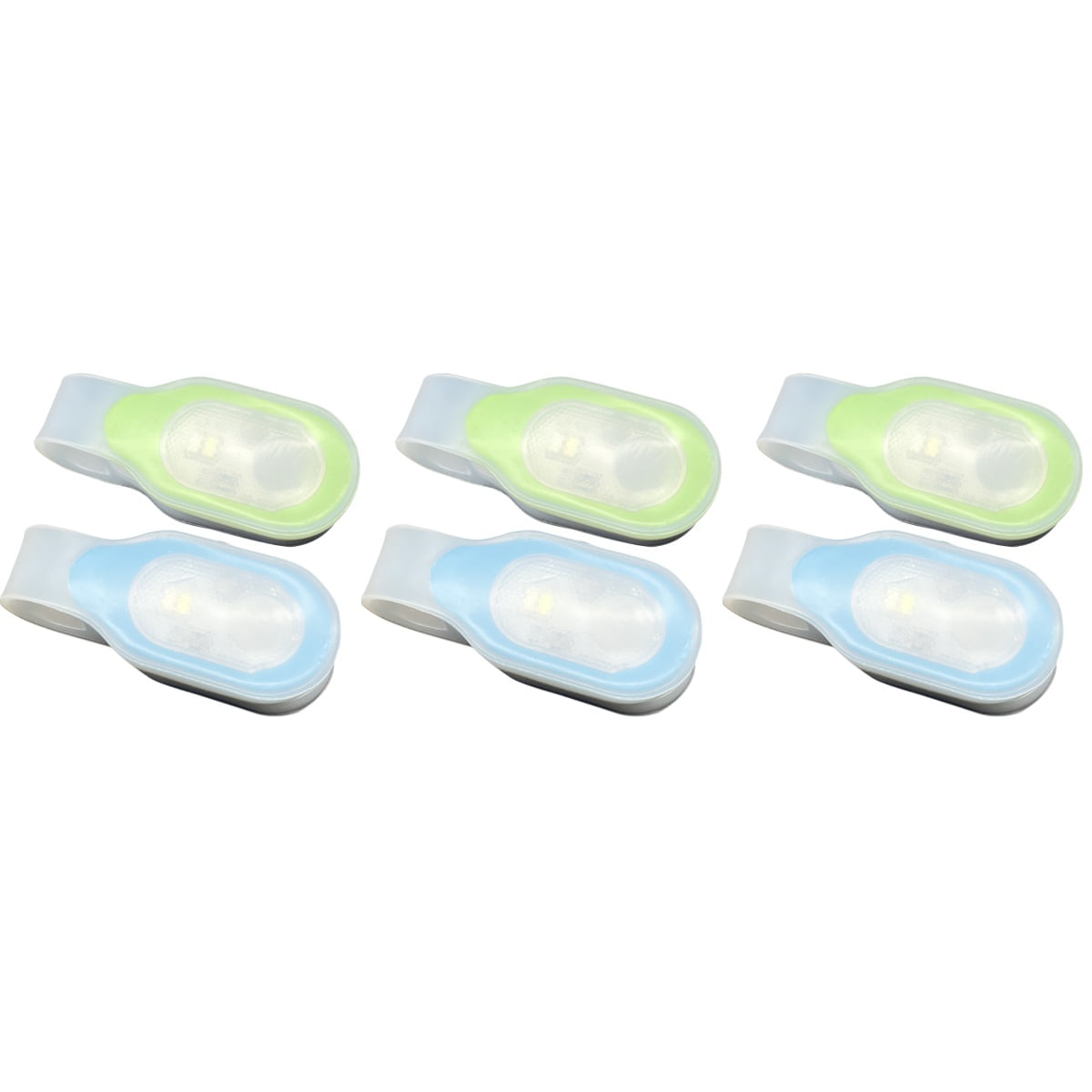 6 Pcs Hands-free Magnetic Light Clip on Flashlight Mini Night Outdoor ...