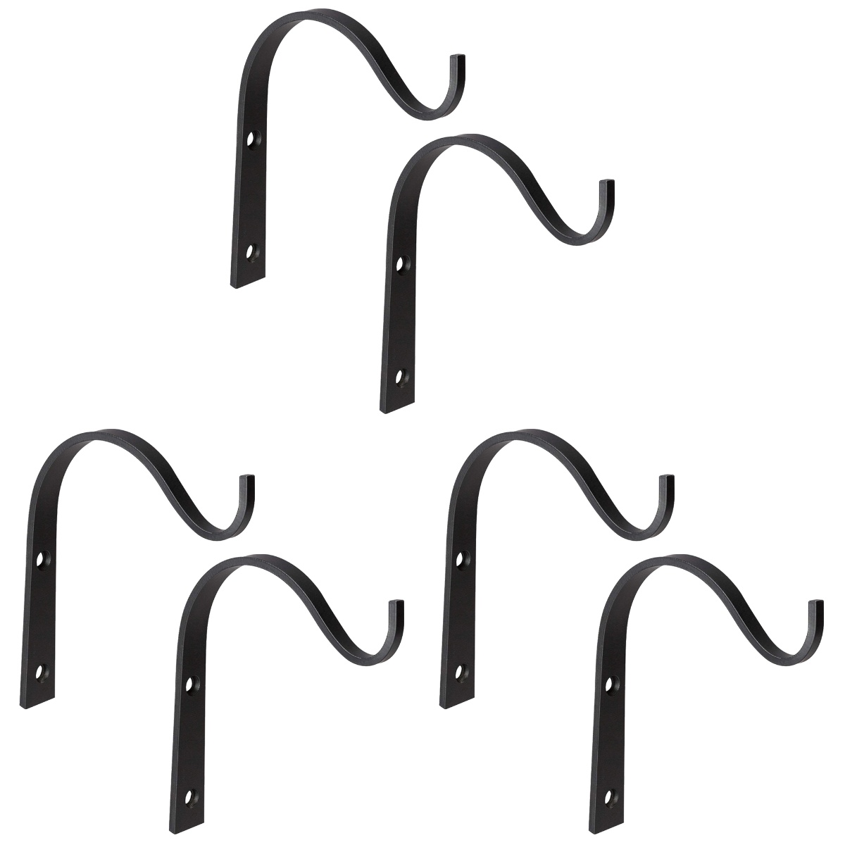 6 Pcs Hangers Heavy Duty Coat Hooks Wall Mounted Garden Decore Hanging ...