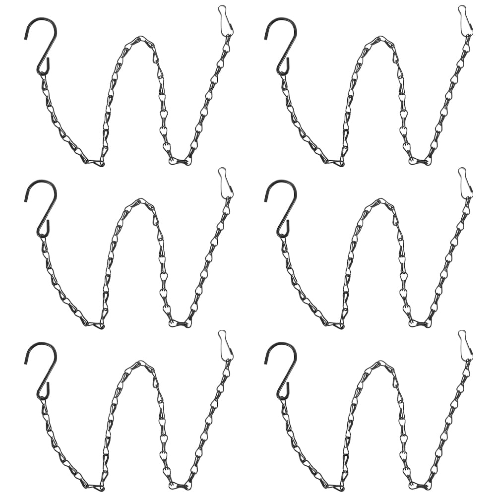 6pcs Hanging Chains for Planters Flower Pots Bird Feeders with Strong ...