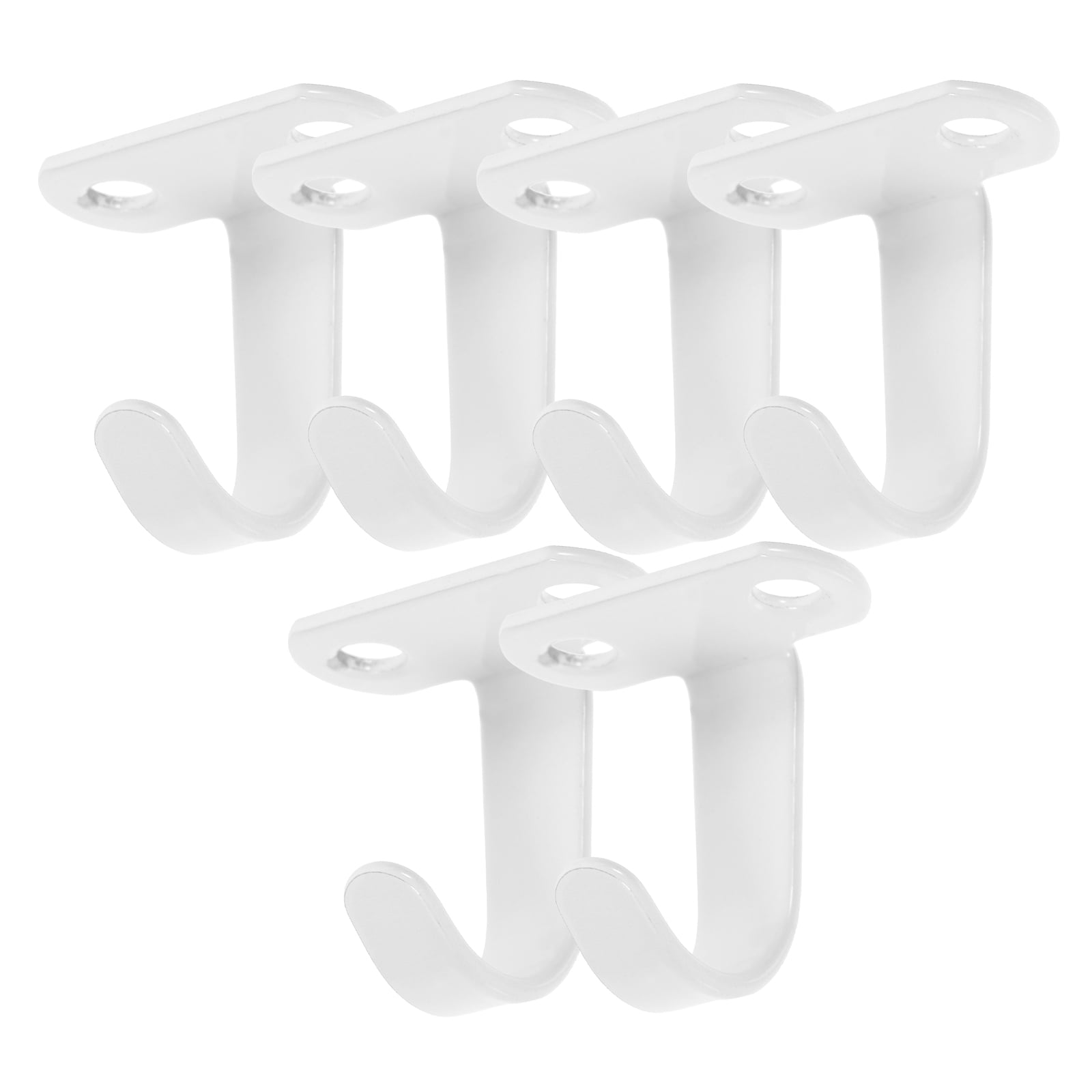 6 Pcs Hanging Hooks Outdoor up Clothes Hangers Plant Screw Mounted ...