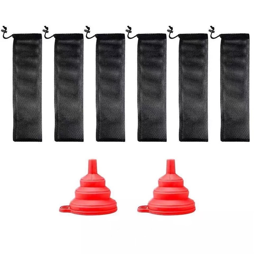 6 Pcs Hanging Mesh Bird Feeder,Hanging Bird Feeder Bag for Garden ...