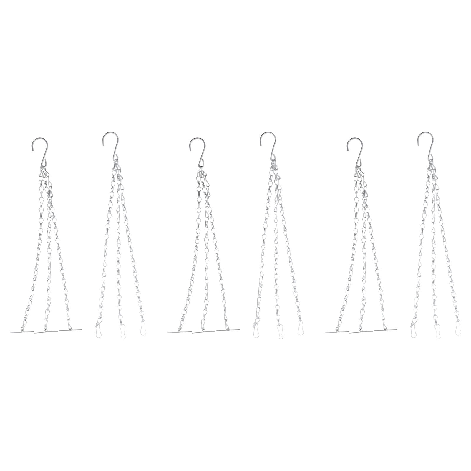 6 Pcs Hanging Planter Hooks Wall for Plants Pots Indoor Silver ...