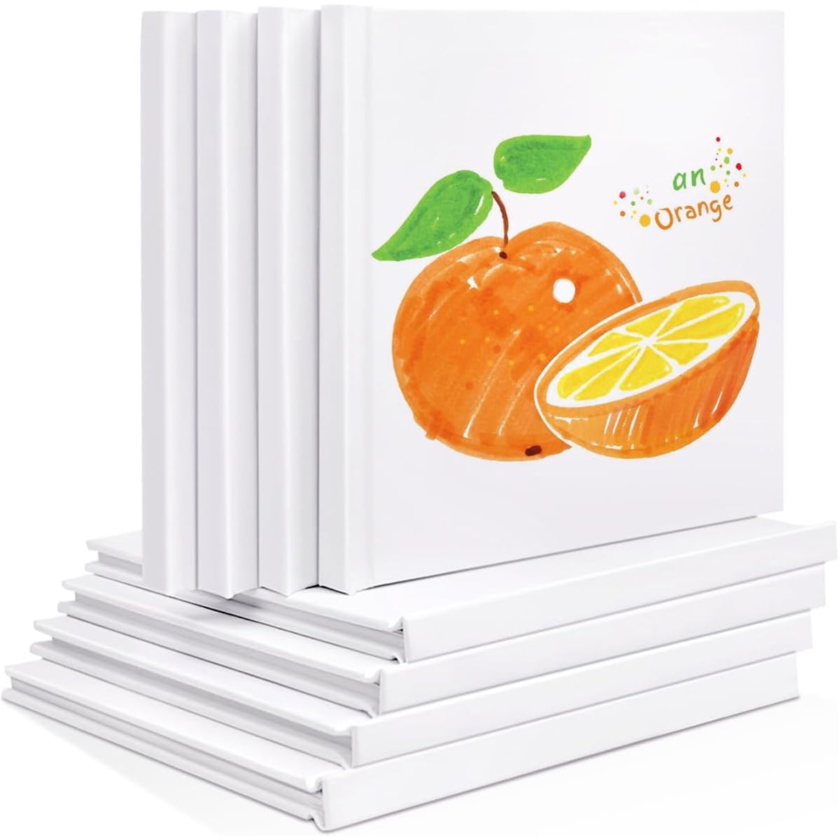 6 Pcs Hardcover Blank Board Book,Tutuviw Chunky Thick Pages Book ...