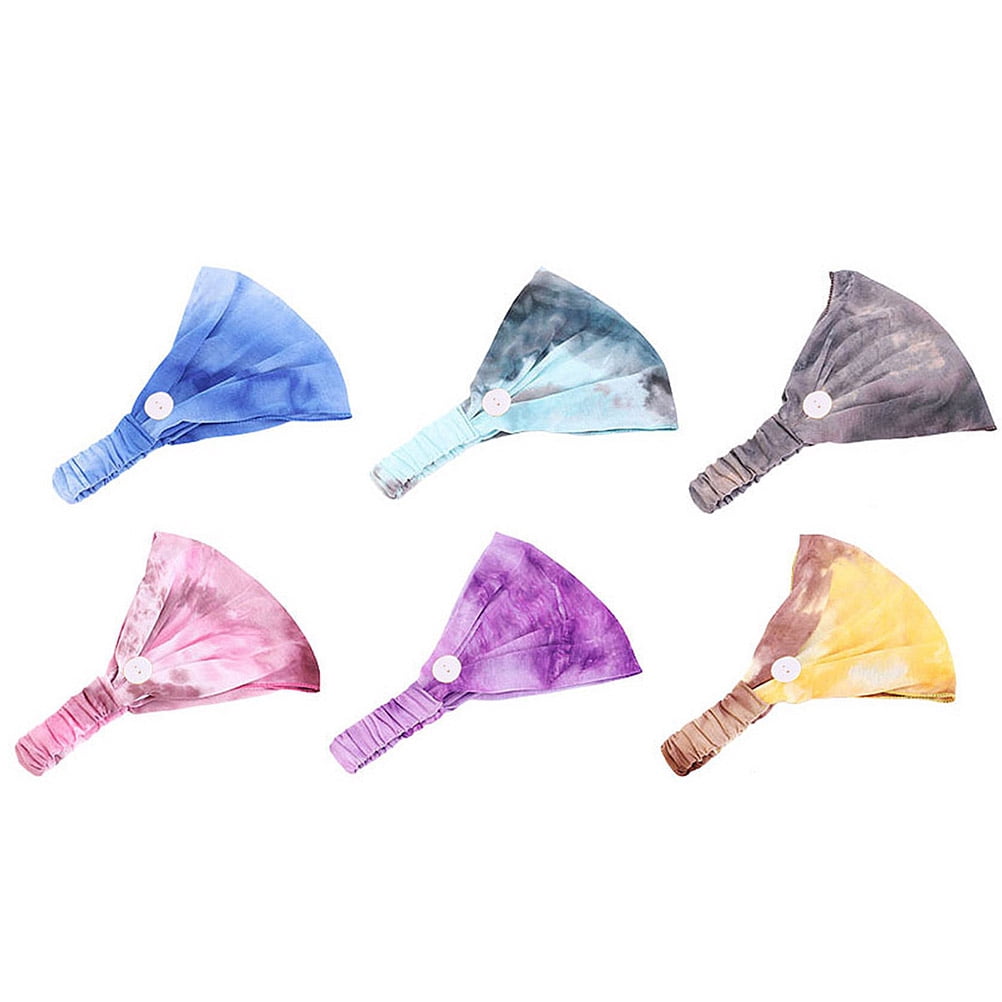 6 Pcs Headbands Hairbands Sports Hairband Assorted Color Headband Easy ...