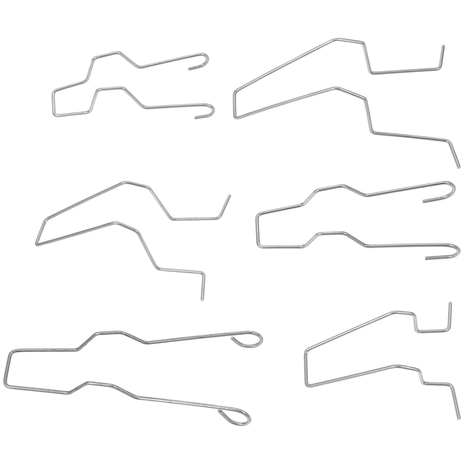 6 Pcs Headlight Buckle Black Gold Screws Square Right Angle Hook Car ...