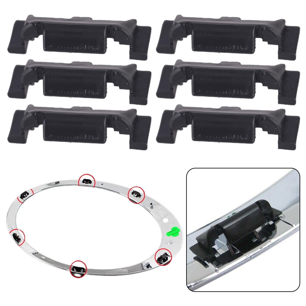 6 Pcs Headlight Trim Ring Clips for Mini for Cooper R55 R56 R57 R60 F56 ...