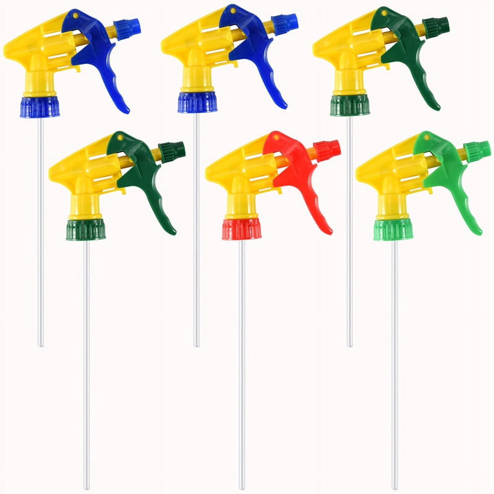 6 Pcs Heavy Duty Chemical Trigger Sprayer Bottle Nozzle Head - Walmart.com