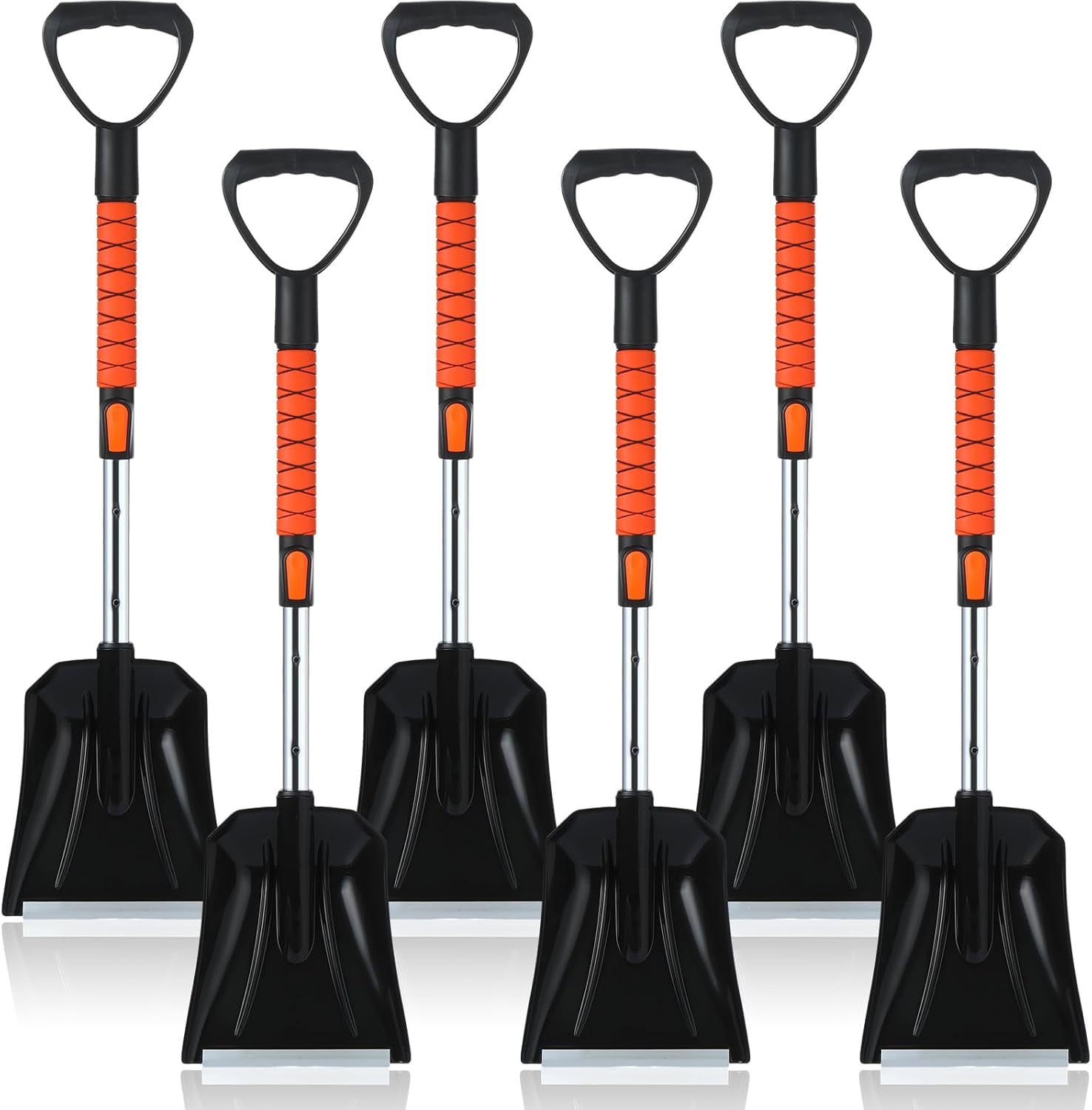 6 Pcs Heavy Duty Digging Garden Shovel 39" Kids Planting Shovel for ...