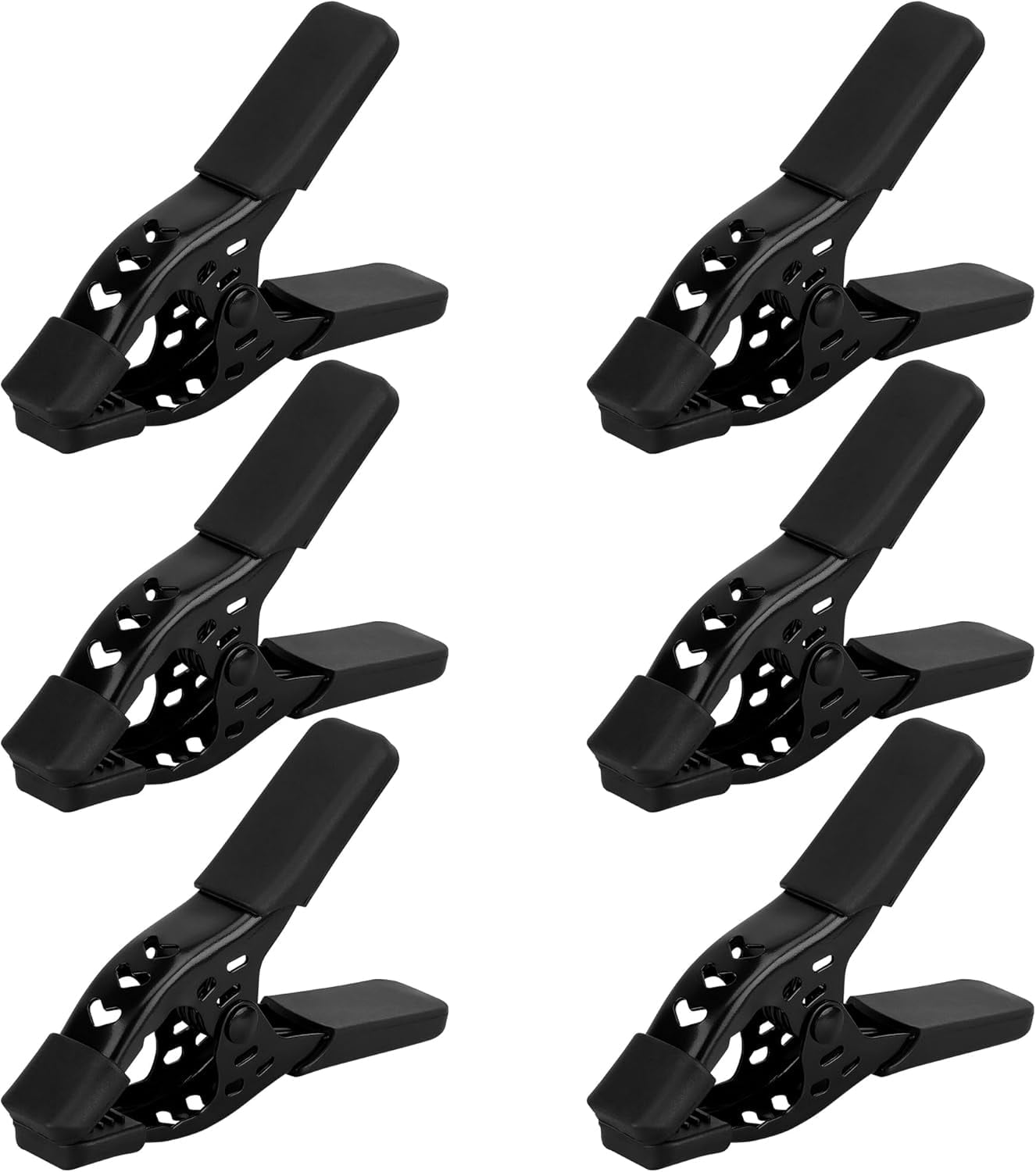6 Pcs Heavy Duty Spring Clamps 6 Inch Metal Clamps - Woodworking Clamps ...