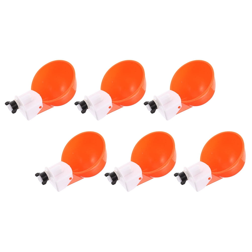 6 Pcs Hens Heavy Duty Chicken Feeder Drinking Cup Water Quail - Walmart.com