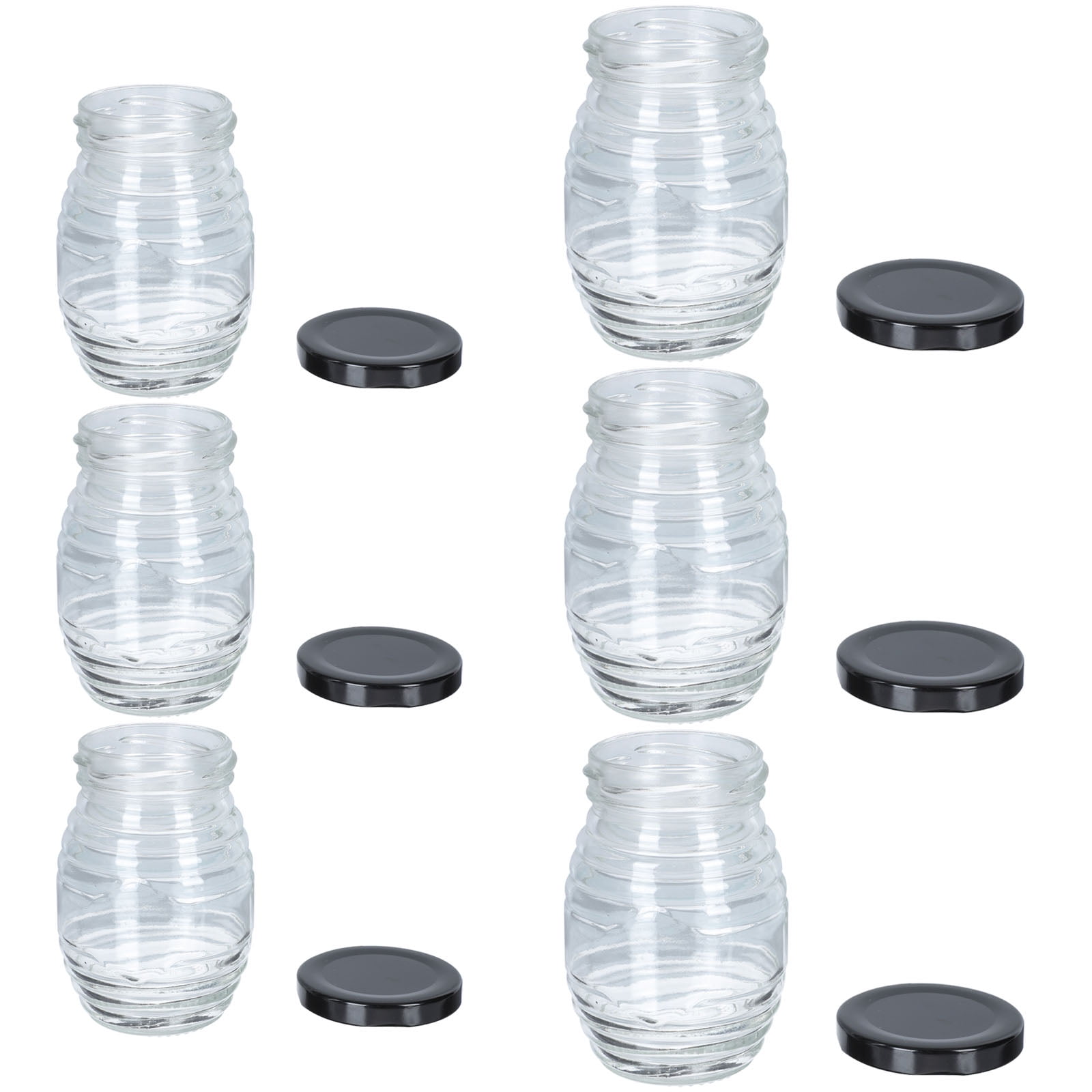 6 Pcs Honey Bottle Practical Sauce Dispensers Reusable Storage Bottles ...