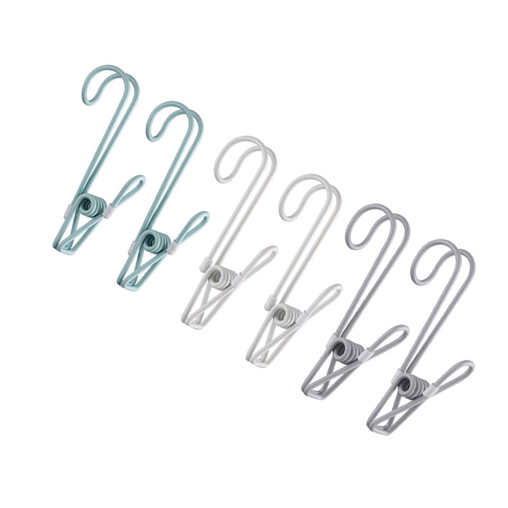 Raindrops 6pcs Windproof Sock Clamps Clothing Clips Household Towel ...
