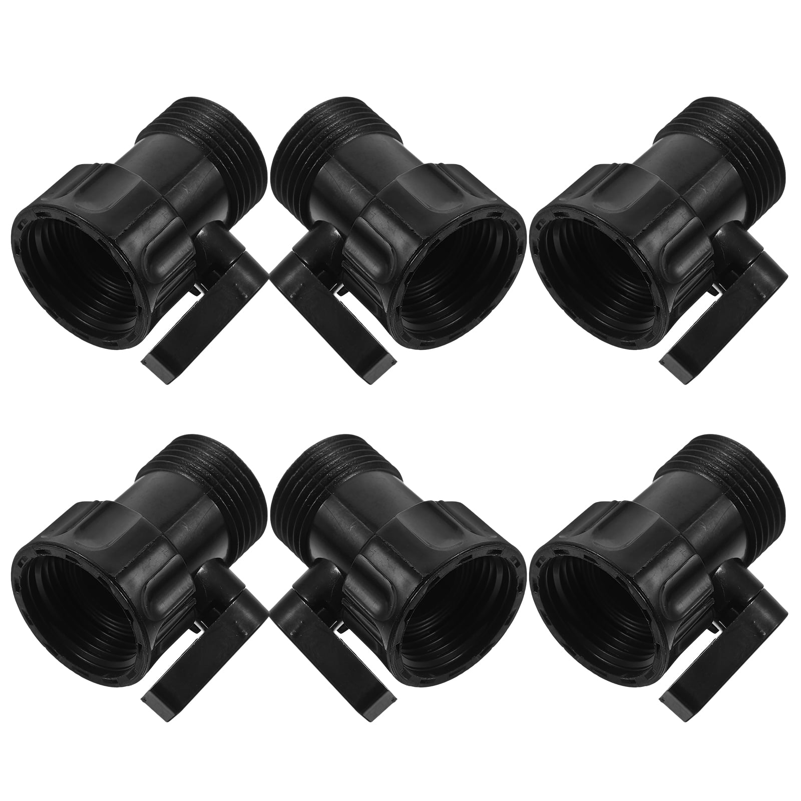 6 Pcs Hose Shut-off Valve Faucet Valve Hose Adapter Water Hose Shut off ...