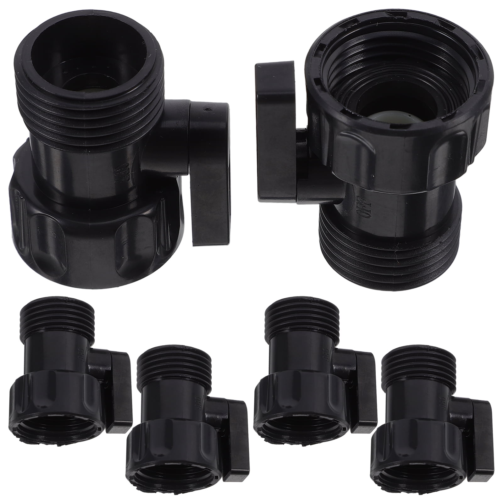 6 Pcs Hose Shut-off Valve Water Hose Shut off Valve Garden Hose Turn ...