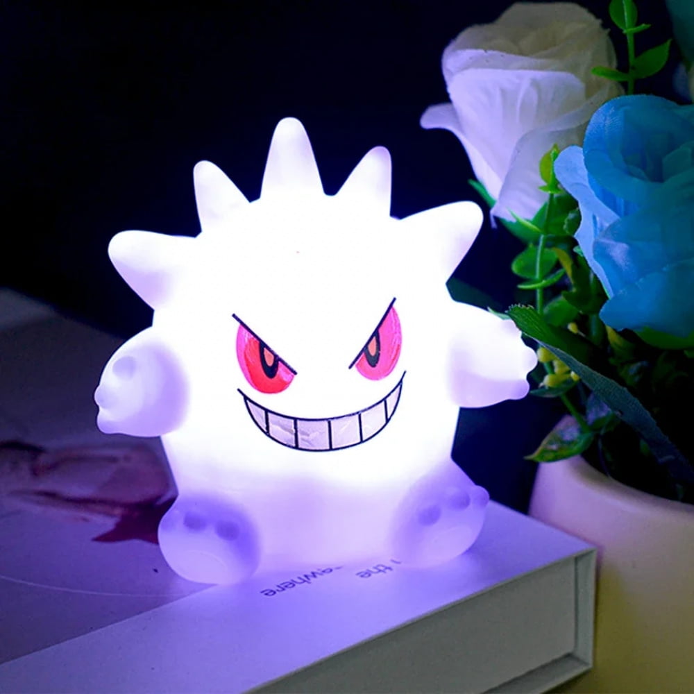 6 Pcs Hot Pokemon Pikachu Night Light Glowing Anime Figures Toy Pokemon ...