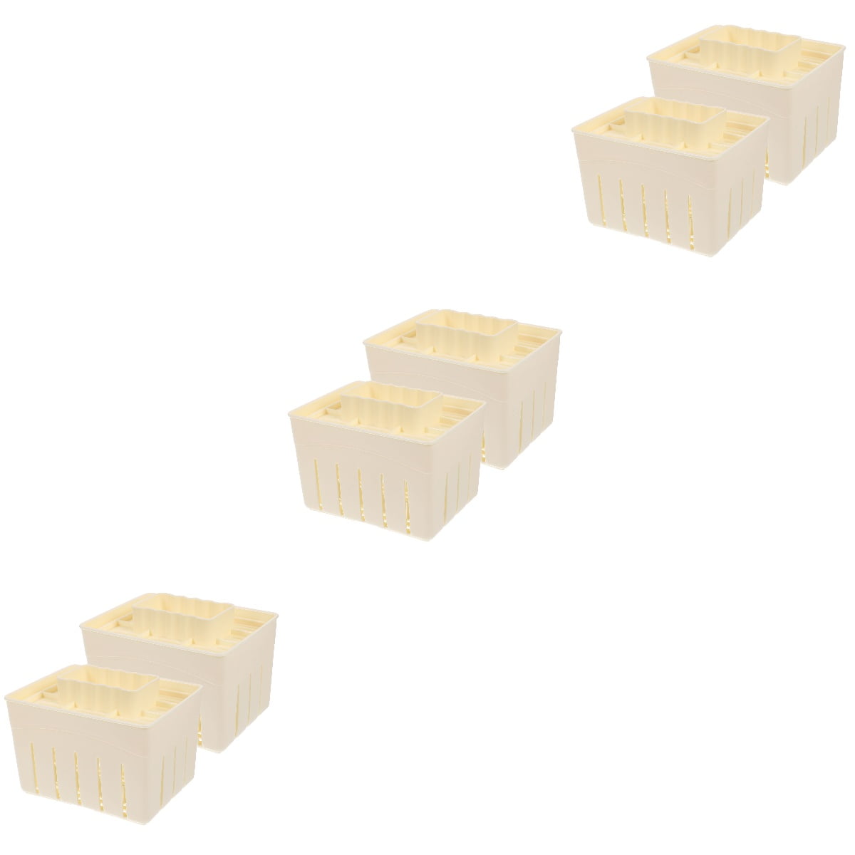 6 Pcs Household Tofu Box Water Filter Pitcher Tofu Maker Plastic Tofu ...