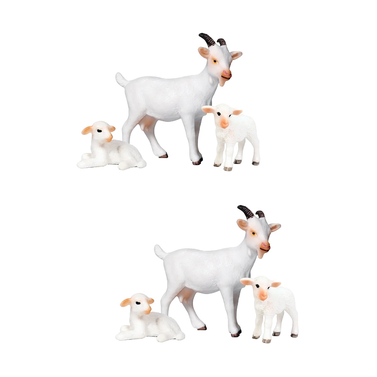 6 Pcs Imitation Sheep Toy Sheep Home Decors Light House Decorations for ...
