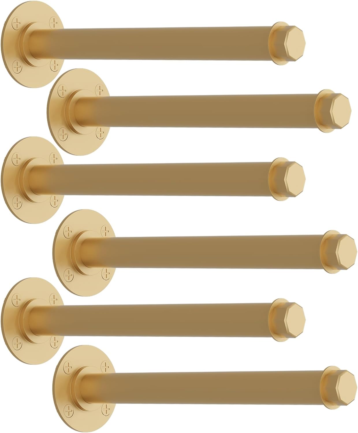 6 Pcs Industrial Pipe Clothes Bars 12 inch, Industrial Pipe Clothing ...