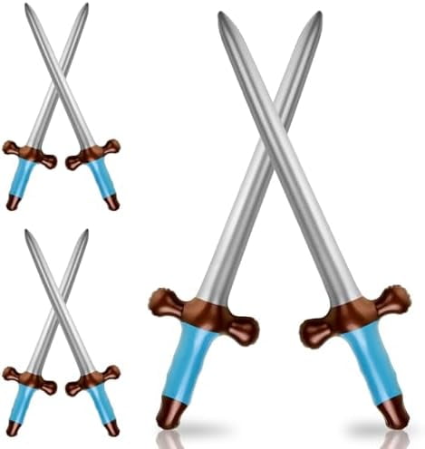 6 Pcs Inflatable Swords, 24in Inflatable Pirates Swords Pirate Party ...