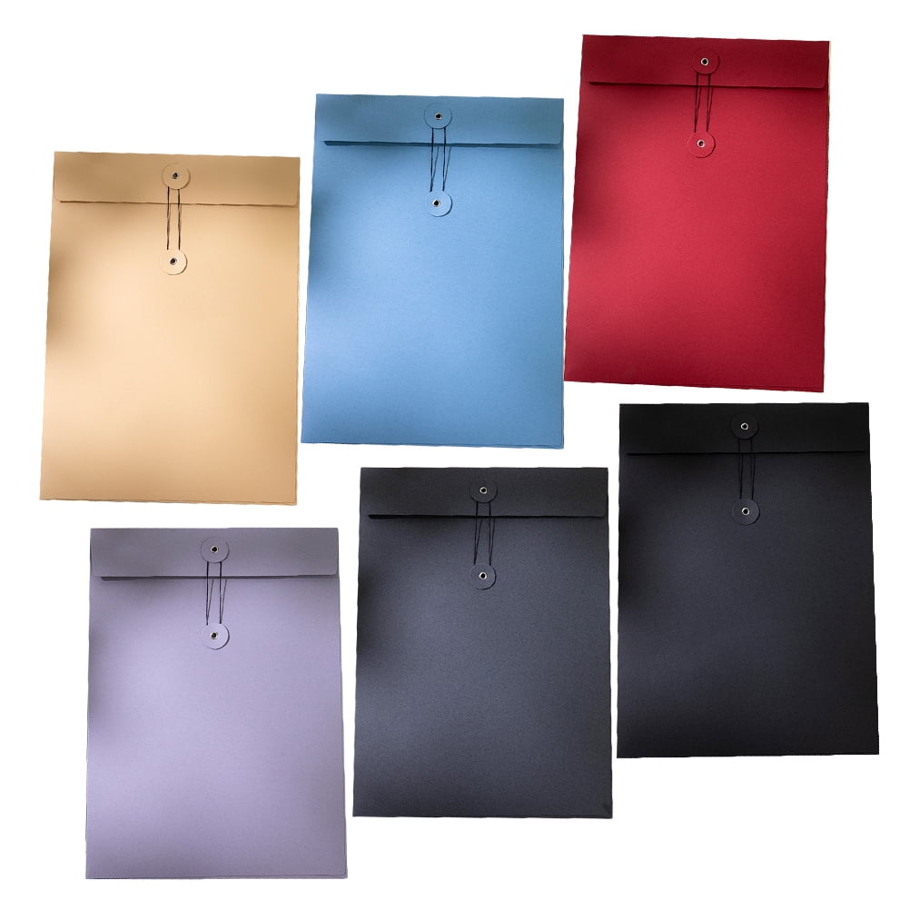 6 Pcs Jacket Document Attached Induction Mark Folders Electronic Travel ...