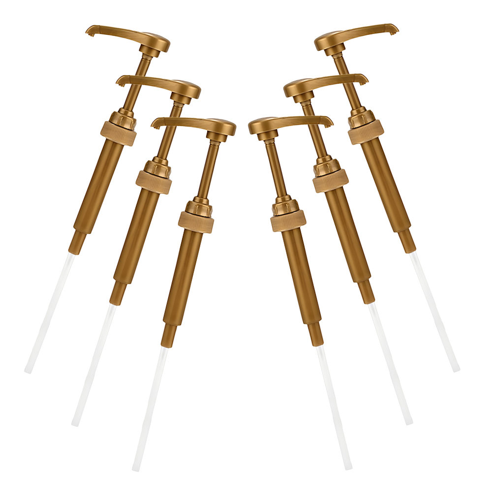 6 Pcs Jam Syrup Pump Vegamore Hair Care Conditioner Soap Dispenser ...