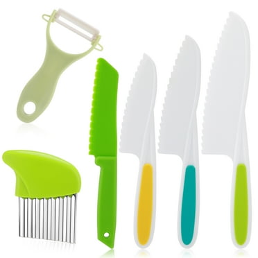 Nogis Kids Knife Set of 3 - Toddler Knife Set for Real Cooking - Kid ...