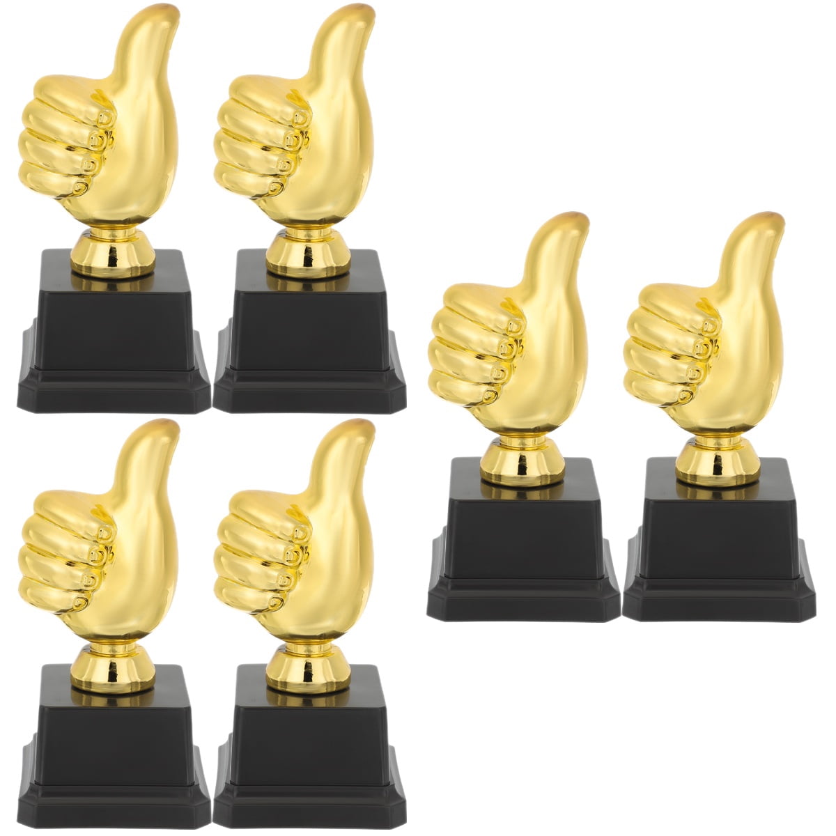 6 Pcs Kids Thumb Trophy Decorative Award Trophy Thumb Award Competition ...