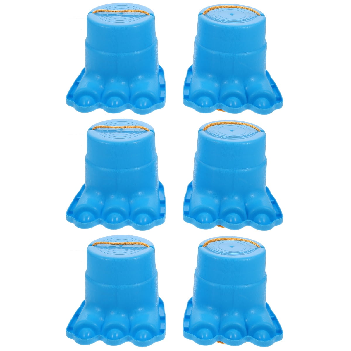 6 Pcs Kindergarten Stilts Plaything Shaped Stilts Playground Jumping ...