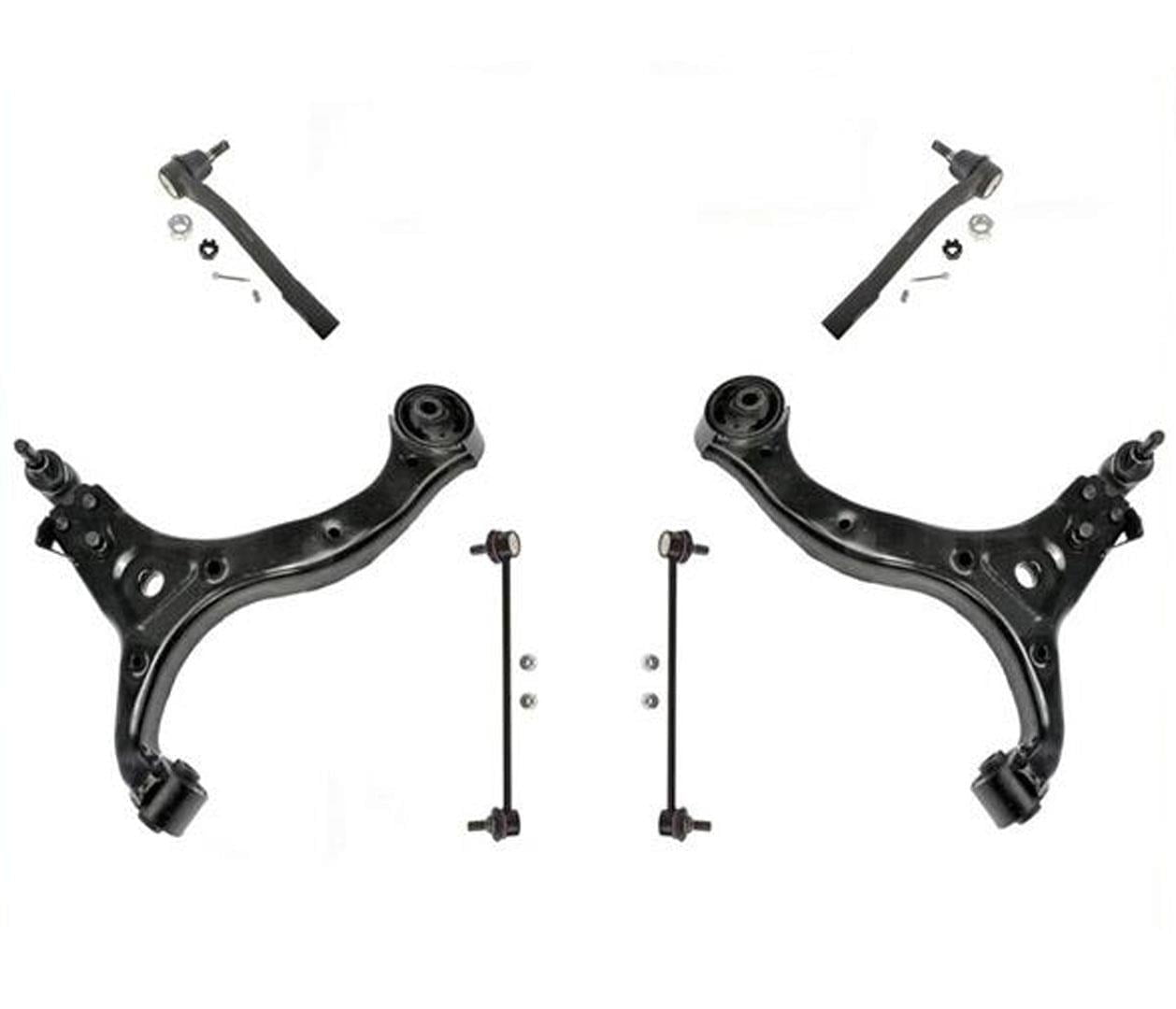 6 Pcs Kit Lower Control Arms W BJ For Kia Sedona 06-14 & Hyundai ...