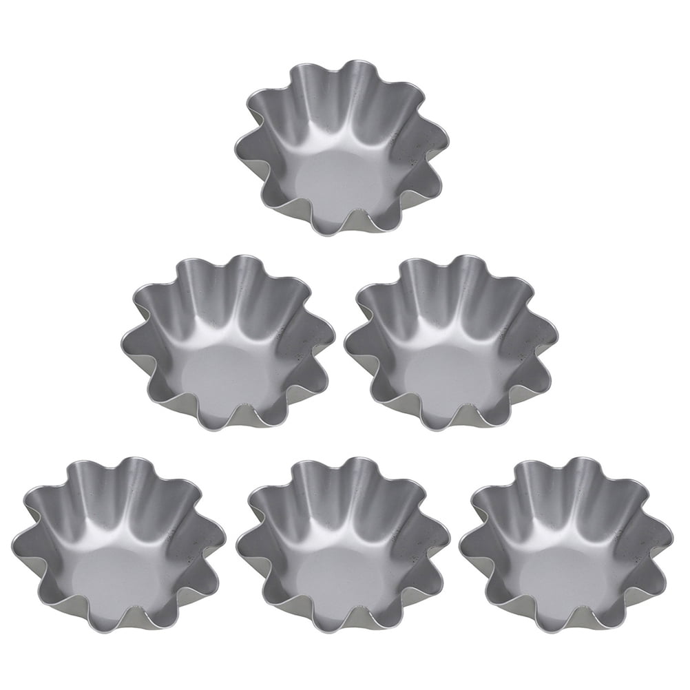 6 Pcs Kitchen Gadget Pudding Molds Egg Mini Pie Tins Cupcake - Walmart.com