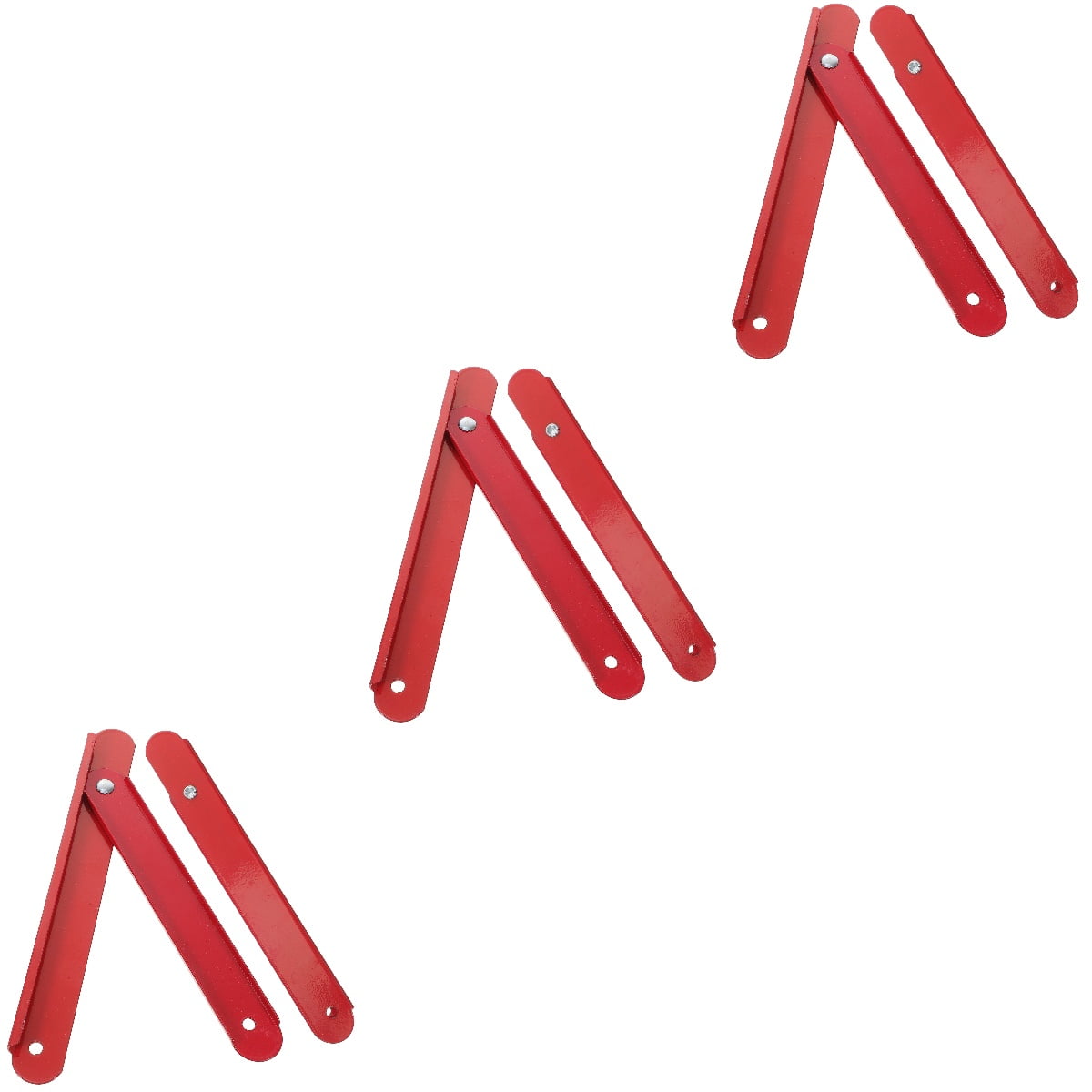 CIMAXIC Attic Ladder Hinge Kit Red Sturdy Quick Release Attachment 6Pcs ...