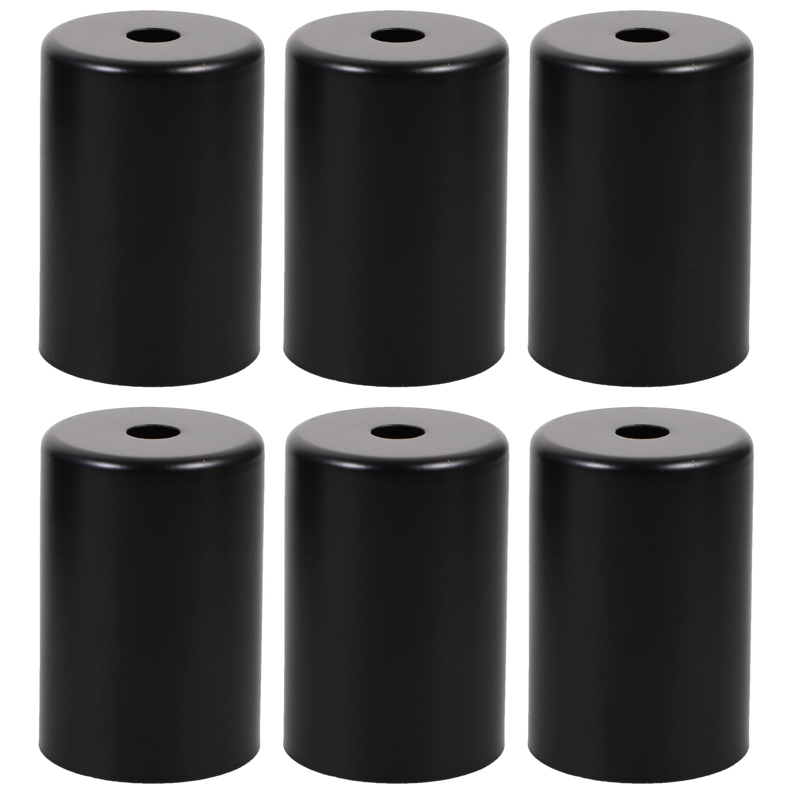 Raindrops Light Fixture Parts Metal Lamp Finial Black 6Pcs - Walmart.com