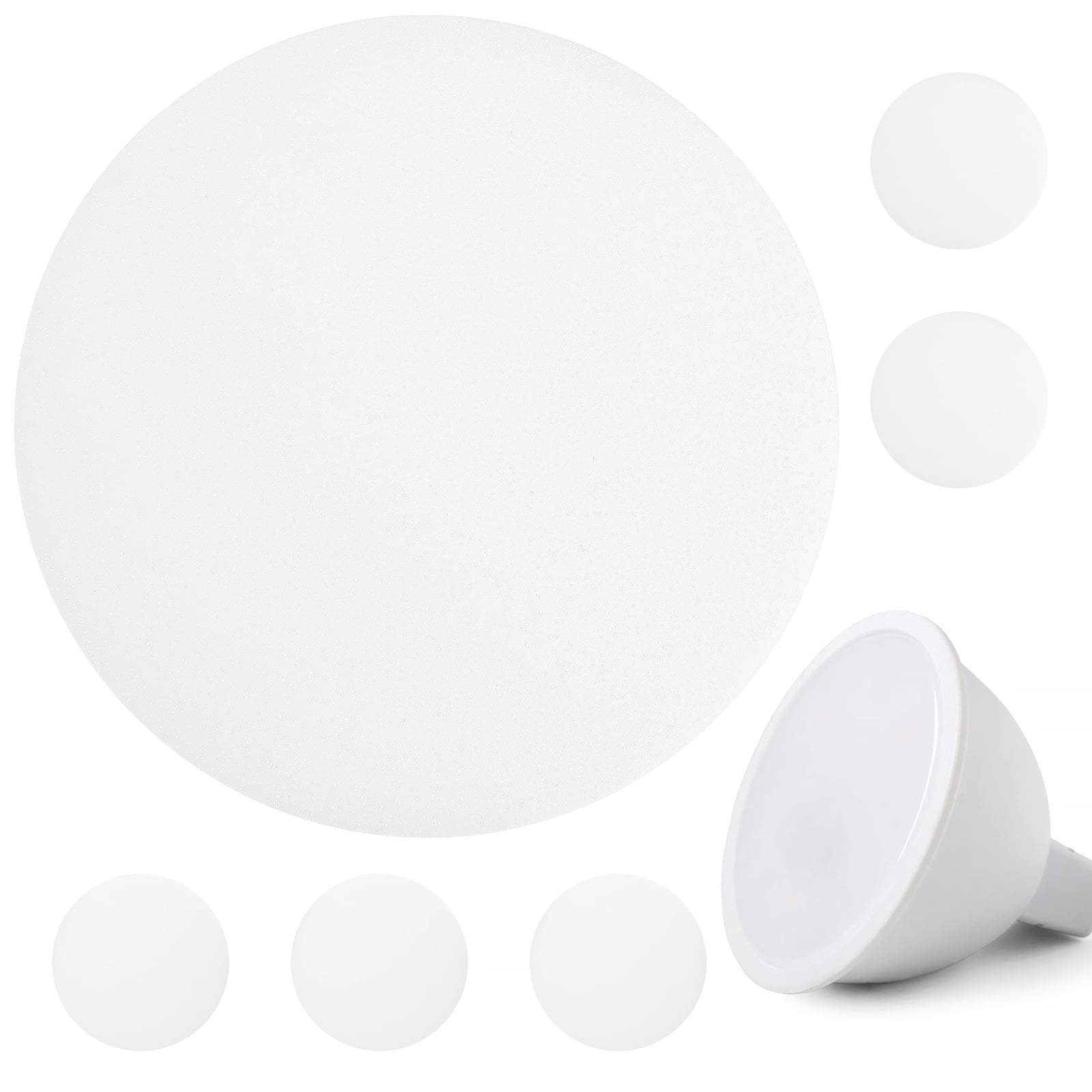 6 Pcs Lamp Shade Diffusers Light Diffuser Sheet Downlight Lampshades ...