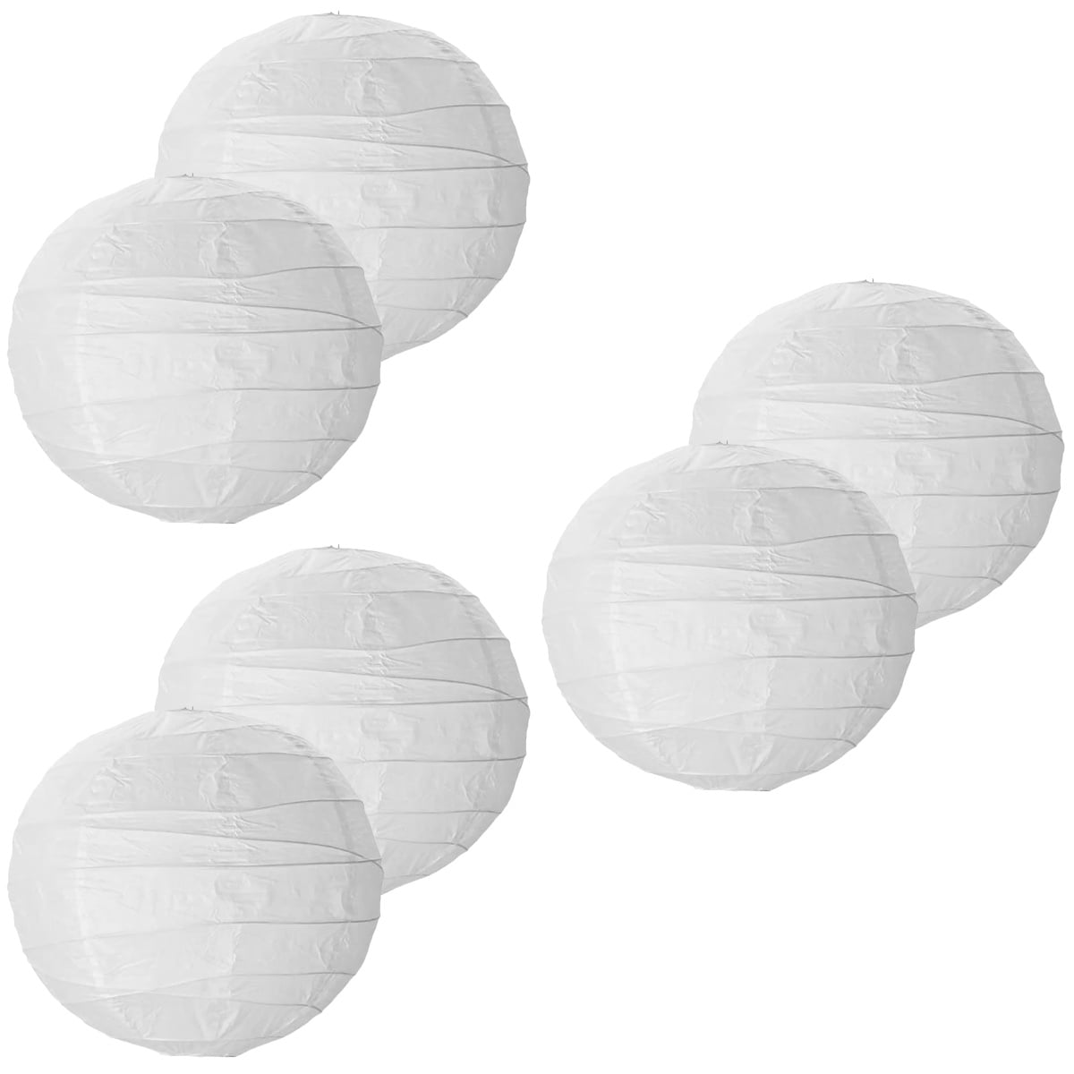 6 Pcs Lampshades 40cm Folding Lampshades DIY Chandelier Ceiling Light ...