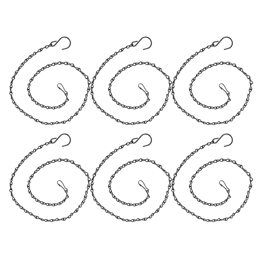 6 Pcs Lantern Chain Plants for outside Decorative Hooks Hanging Chains ...