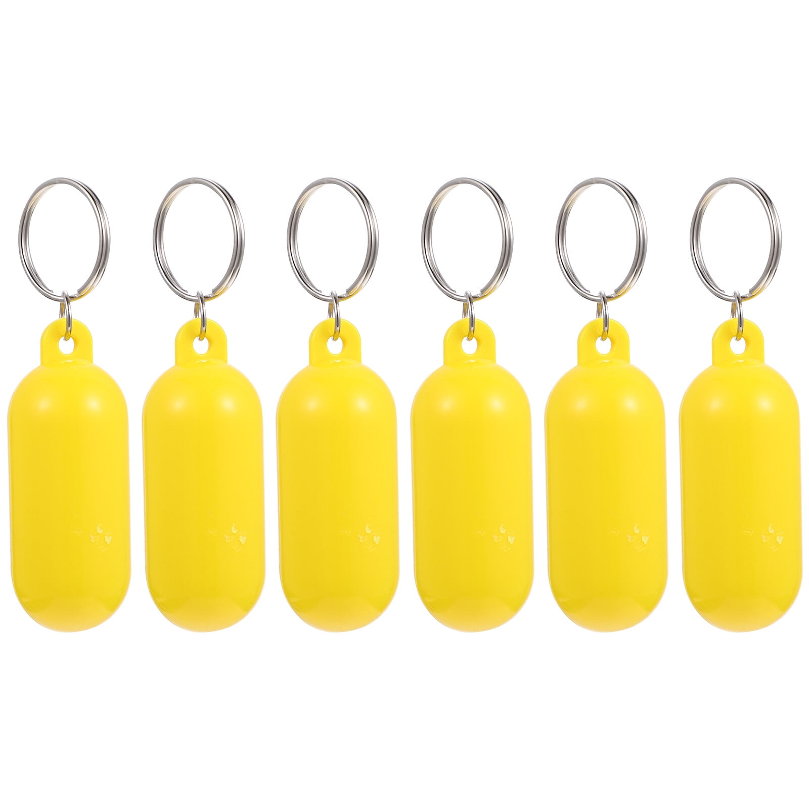 6 Pcs Lanyards Floating Key Ring Boating Keychains Work 9.00X2.00X2 ...