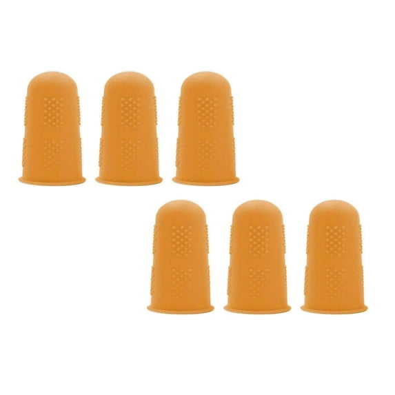 6 Pcs Large Small Mid Rubber Finger Tips Rubber Fingers Tips Finger ...