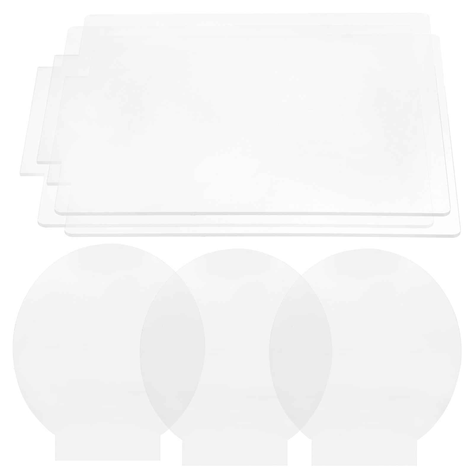 6 Pcs Light Board LED Light Base Signs LED Lamp Board Light Plate ...