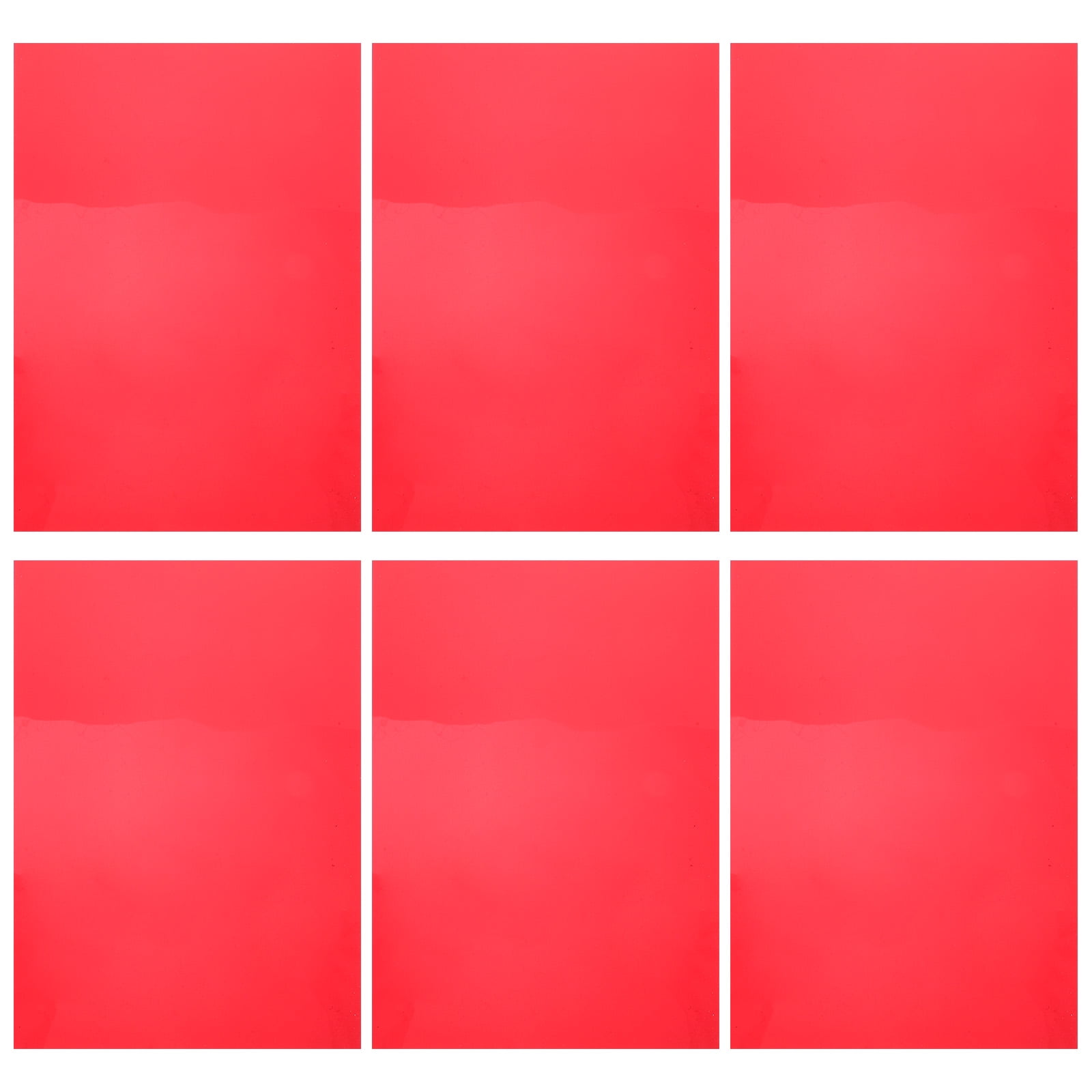 6 Pcs Lighten up Gel Filter Plate Strobe Flash Multipurpose - Walmart.com