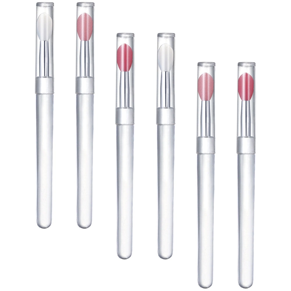 6 Pcs Lip Balm Portable Lip Applicators Lip Scrub Brush Lip Care ...