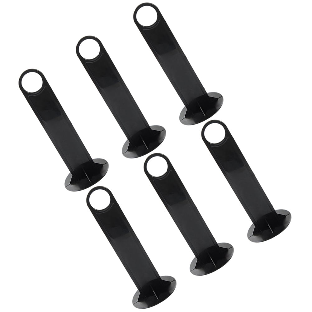 MERRYHAPY 6-Pack Black Cone Marker Tray Racks for Football Training ...